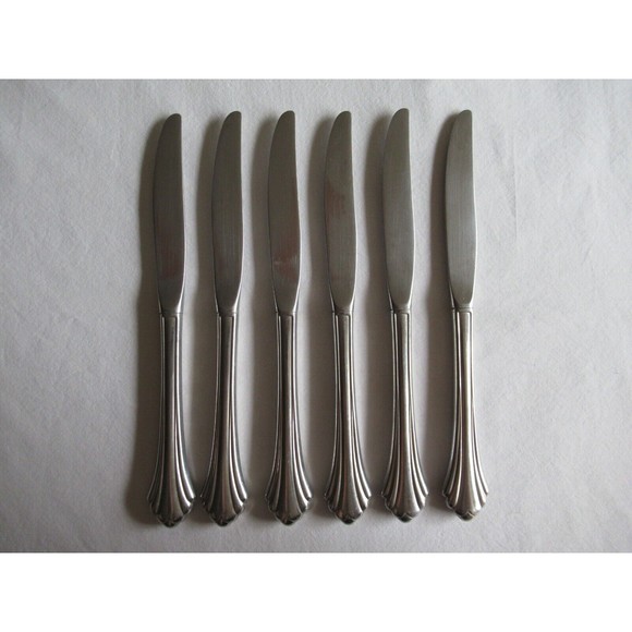 Oneida | Dining | 6x Dinner Knives Bancroft 88 Stainless Flatware ...